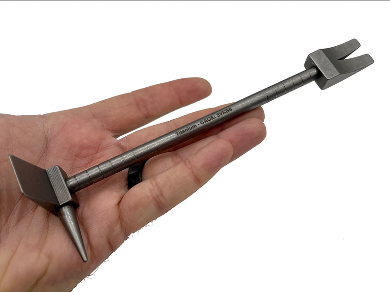 8" Titanium Hooligan Bar - Fire and Rescue Tools